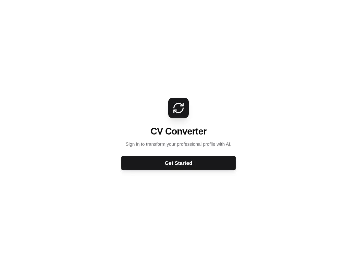CV Format Converter