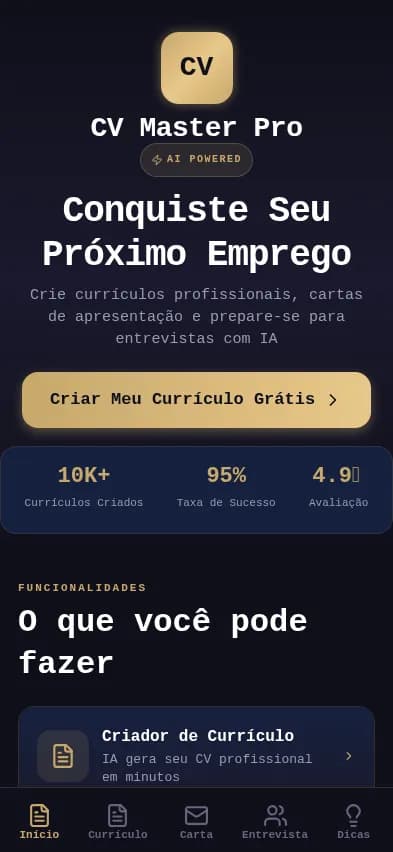 CV Master Pro AI