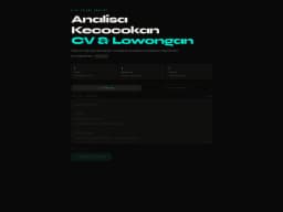 CV Match Analyzer
