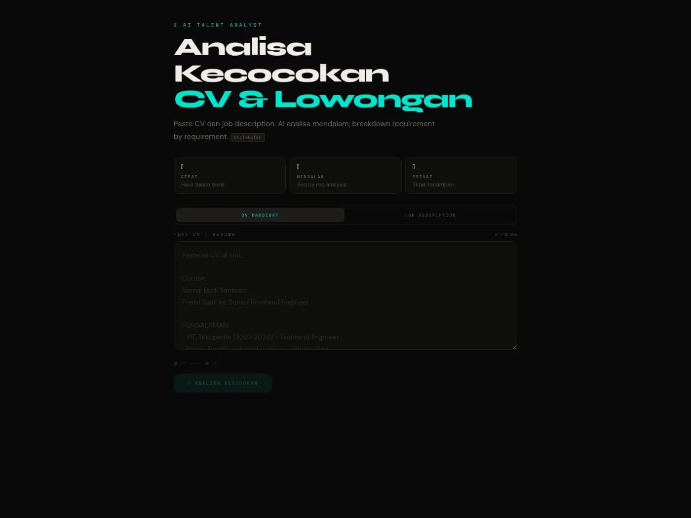 CV Match Analyzer