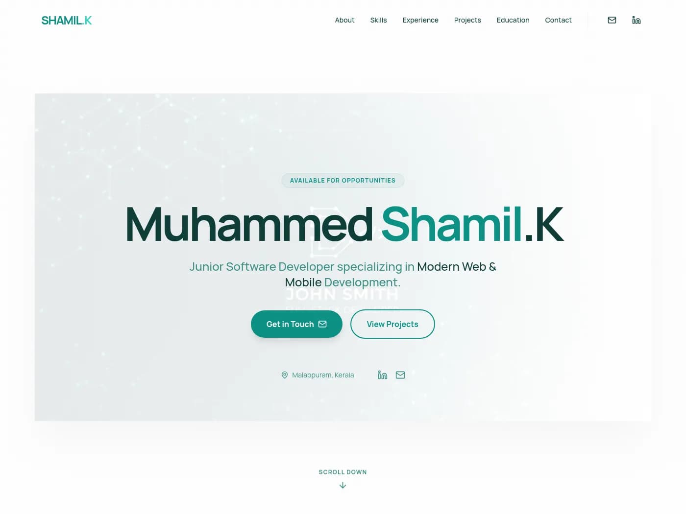 CV Portfolio Showcase