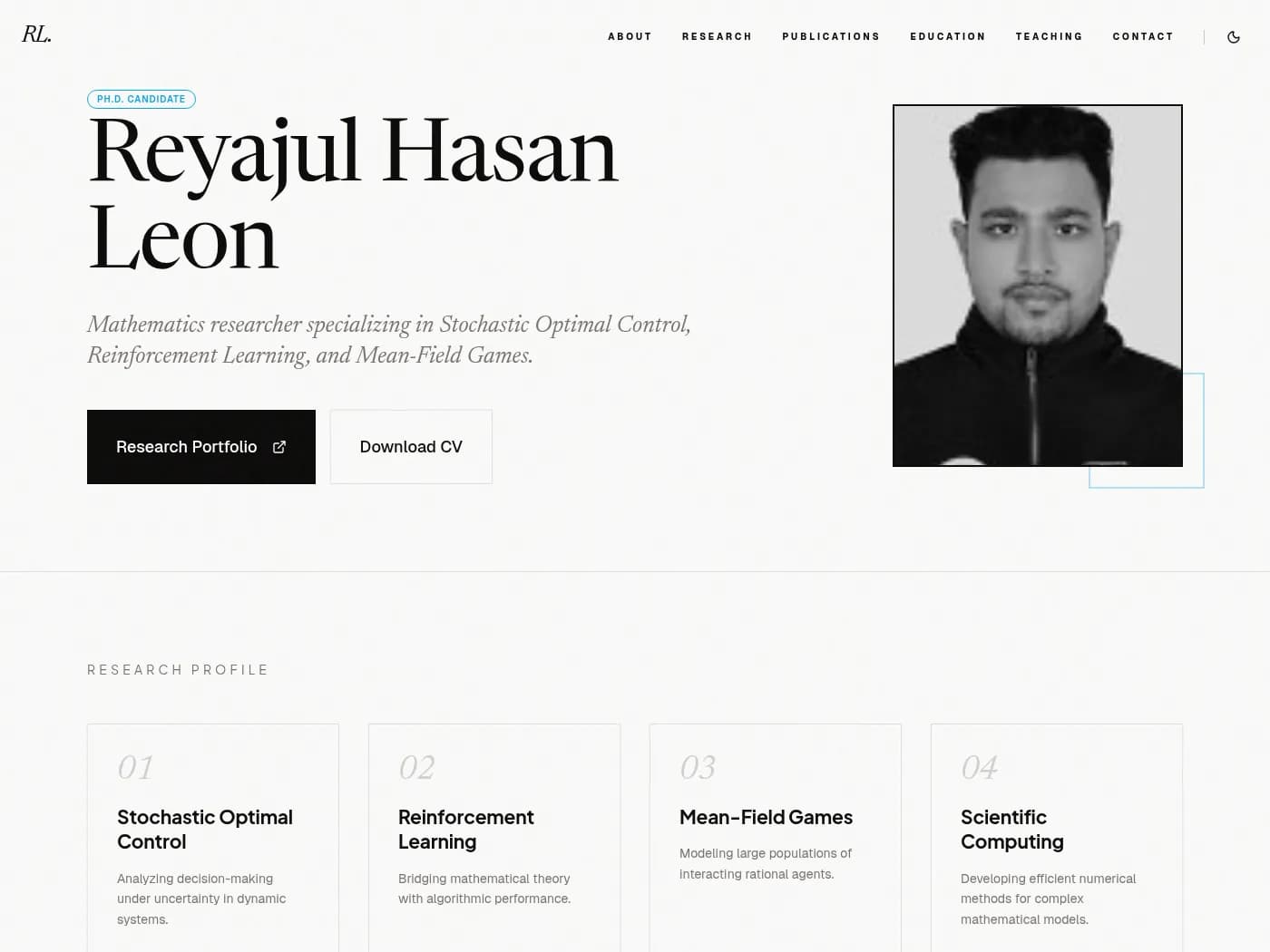 CV Portfolio Website