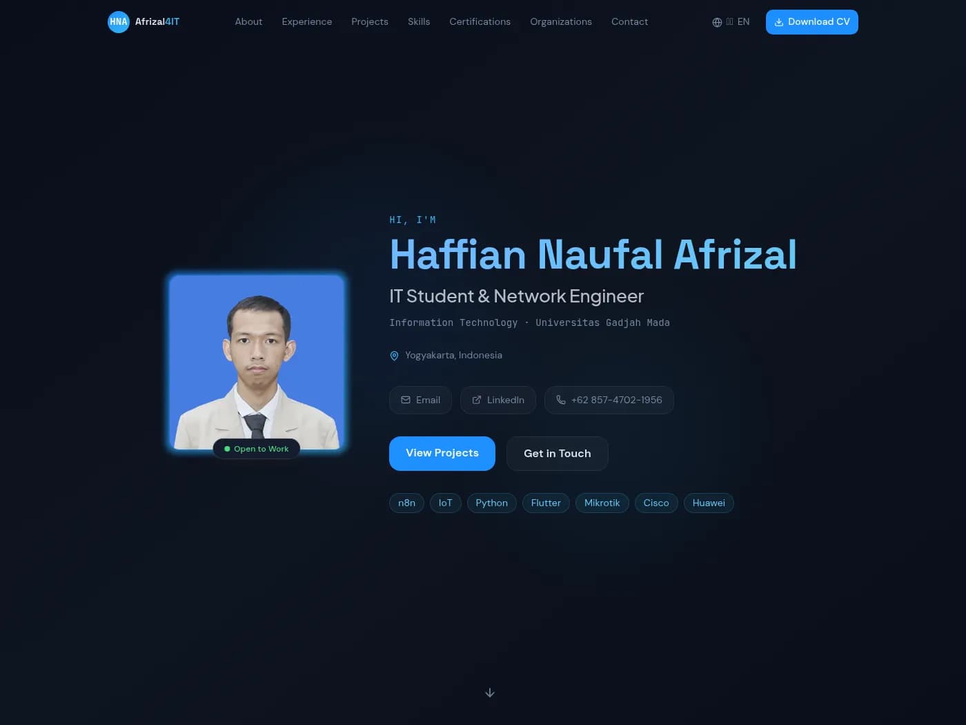 Afrizal Portfolio Web