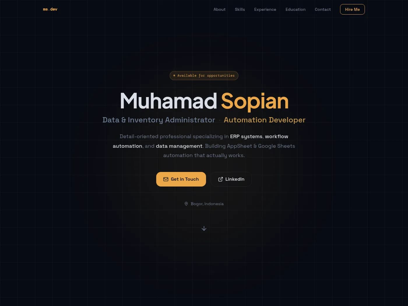 CV Portfolio Web