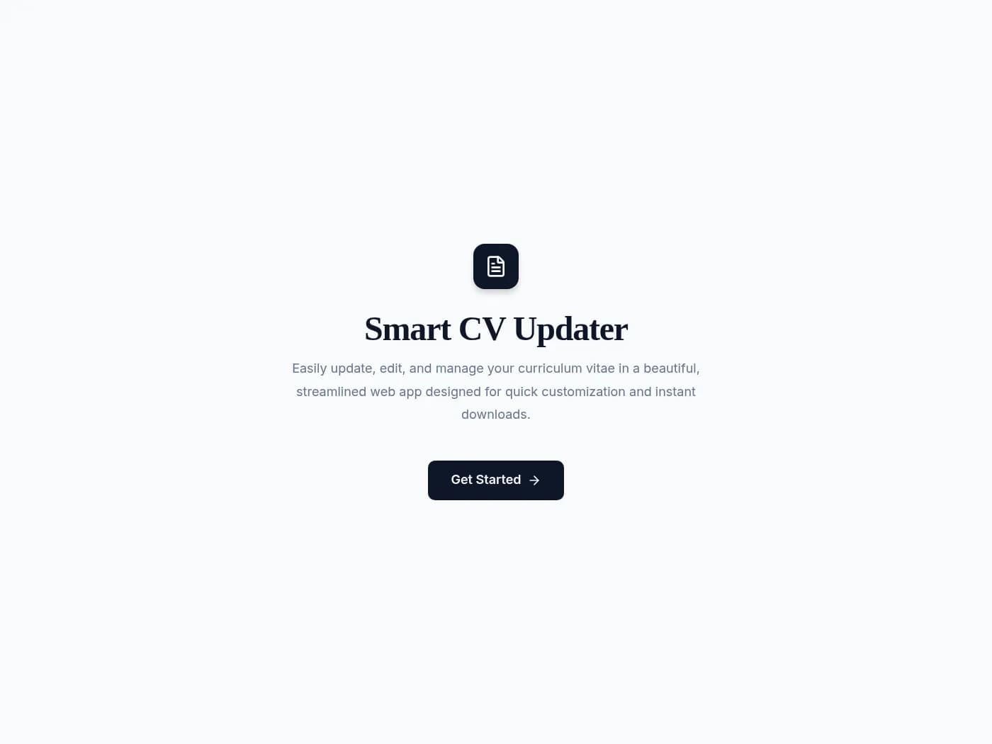 Smart CV Updater