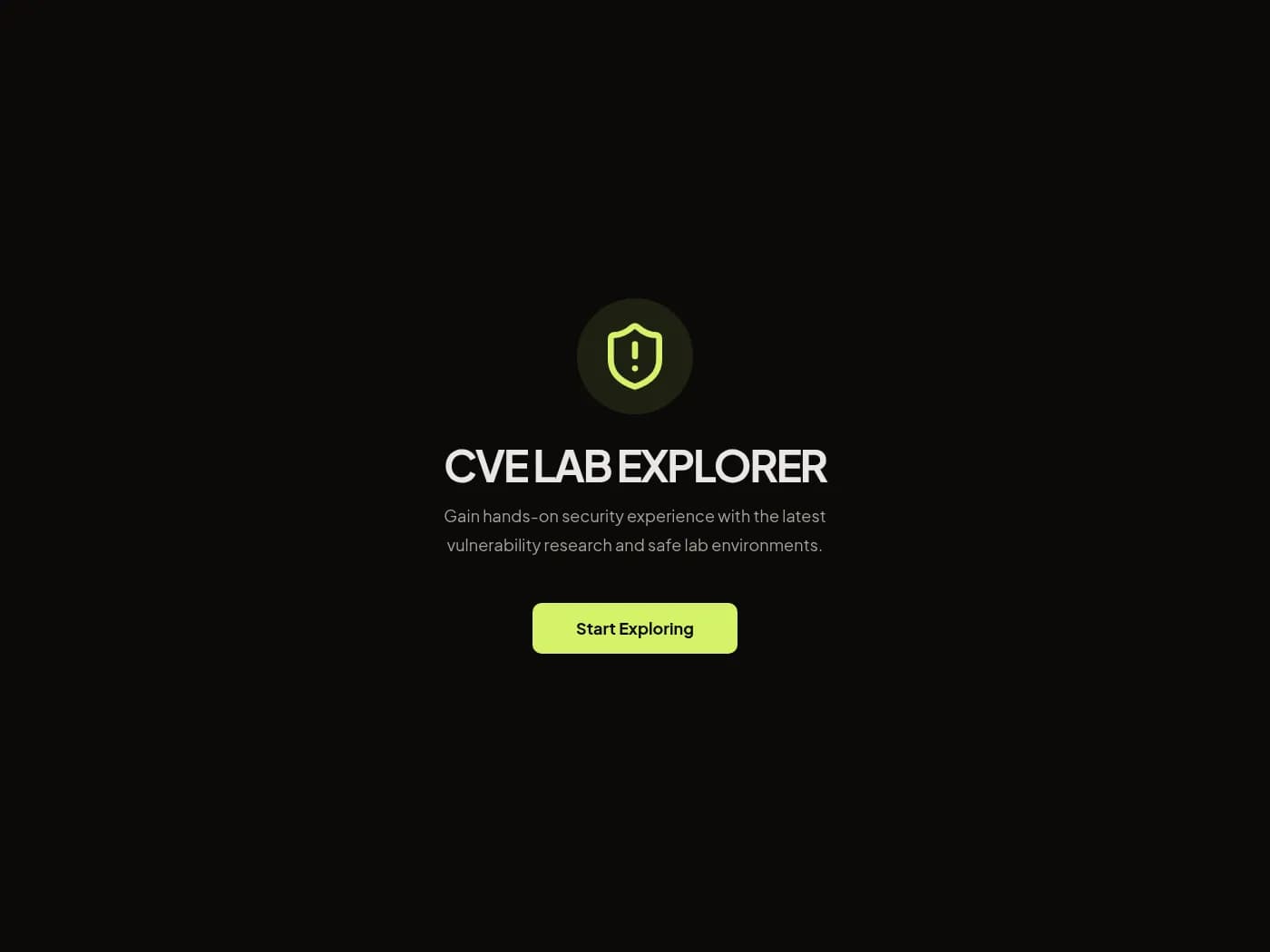 CVE Lab Explorer