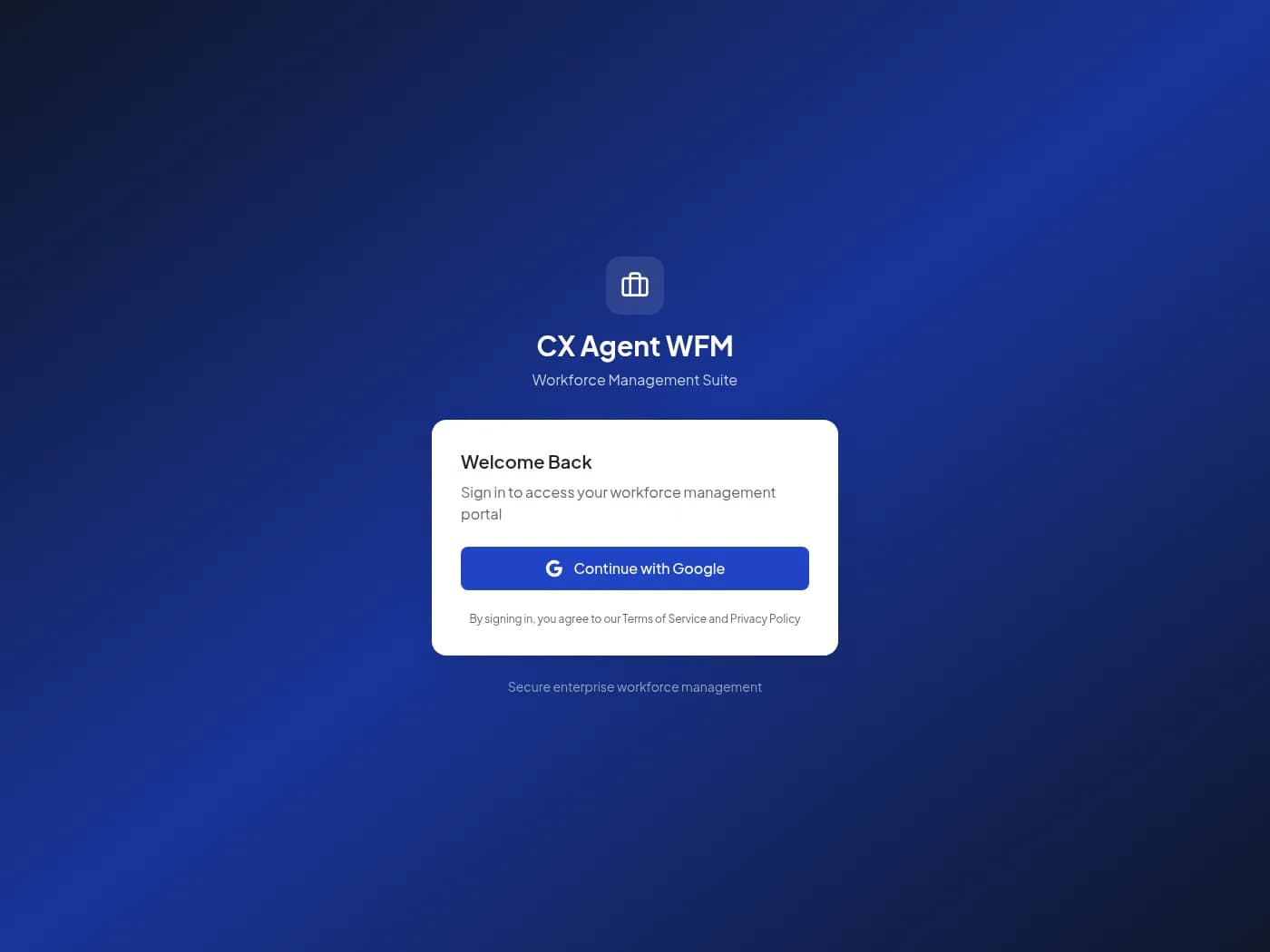 CX Agent WFM Suite