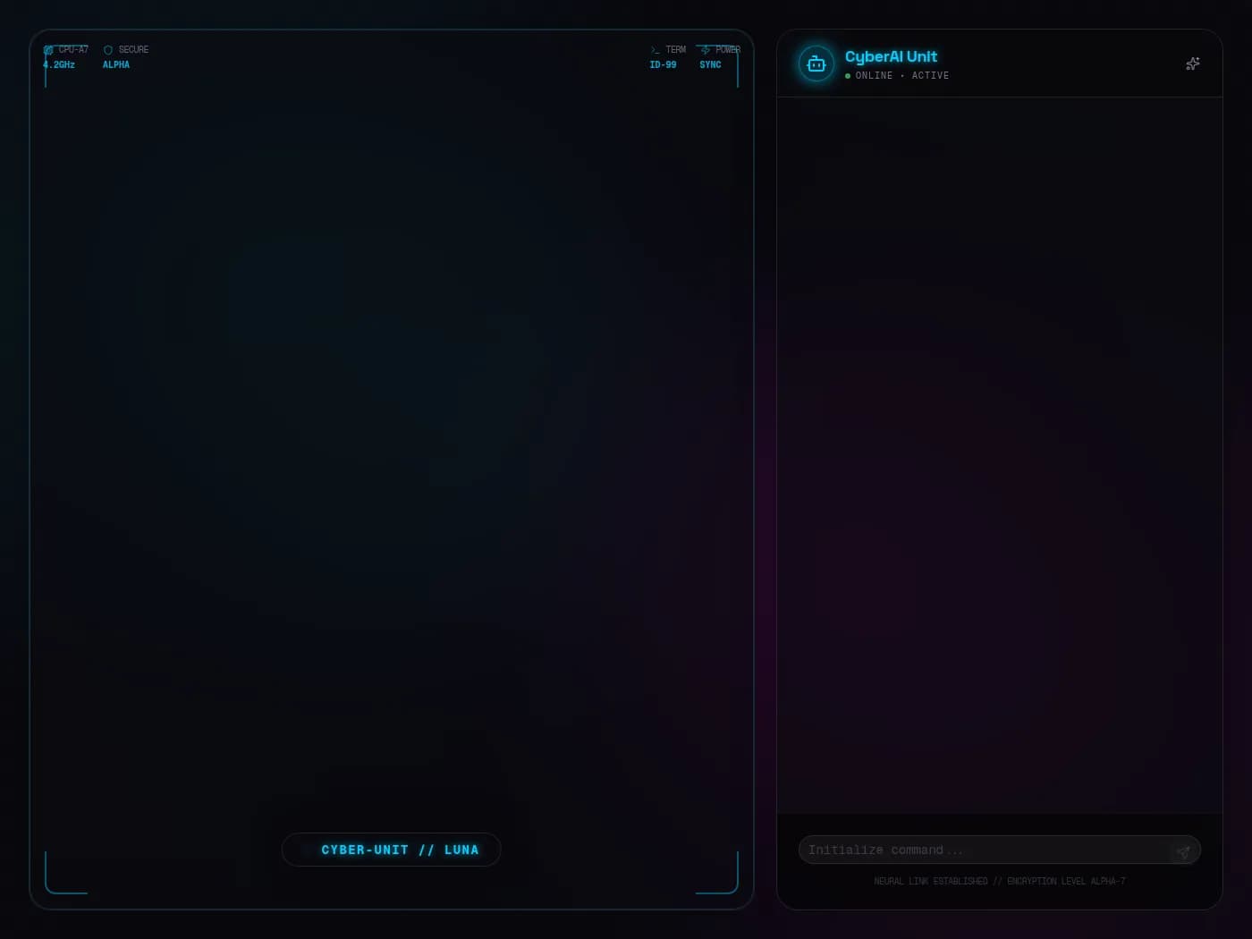 Cyber Anime AI Assistant