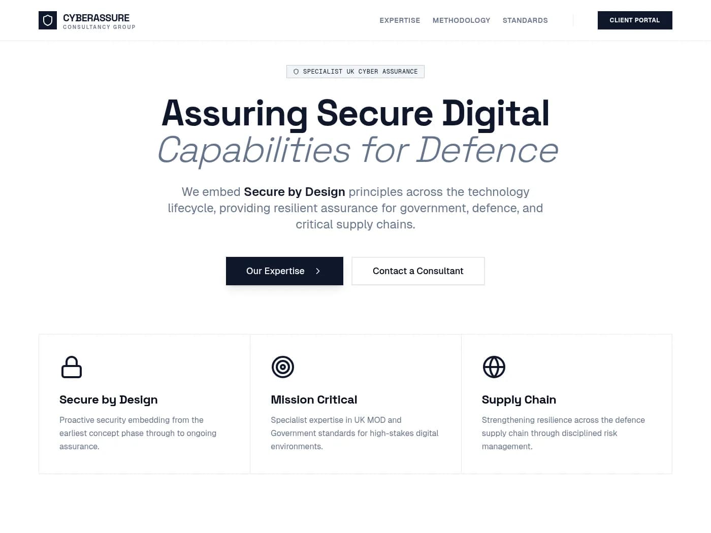 CyberAssure Web Presence