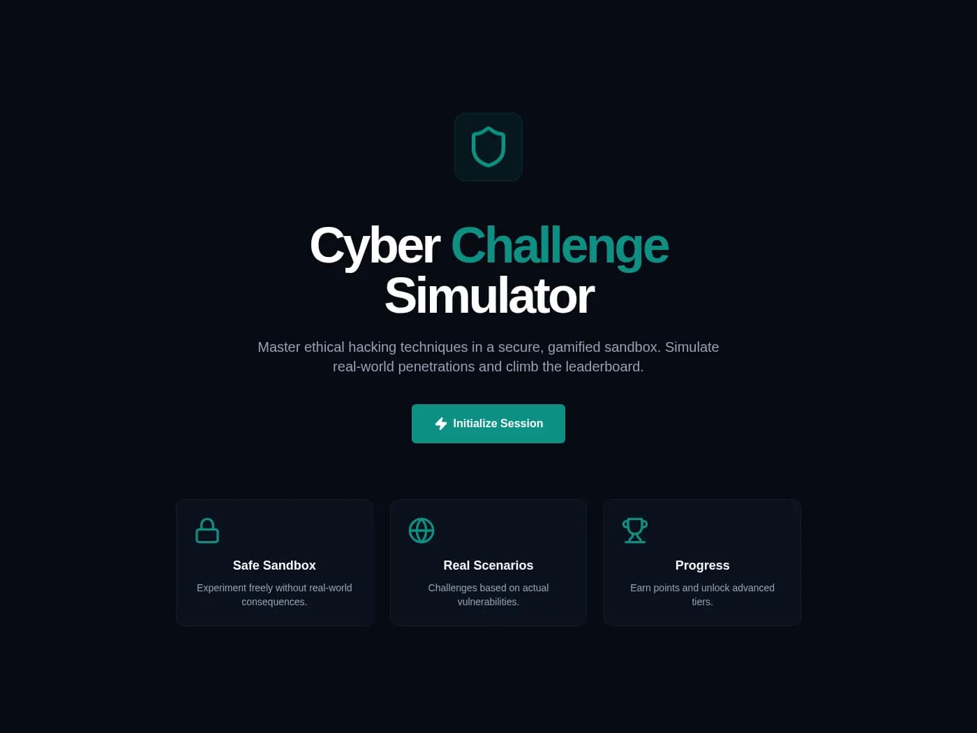 Cyber Challenge Simulator
