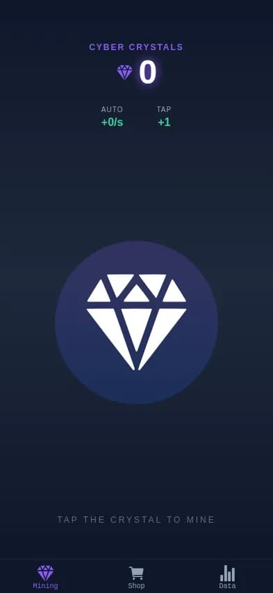 Cyber Crystal Clicker