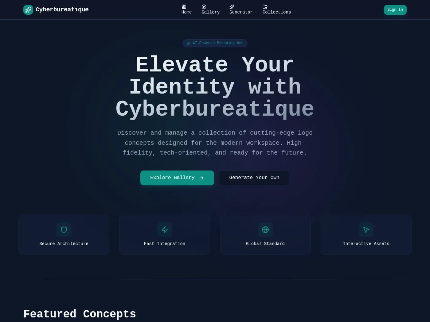 Cyberbureatique Logo Hub