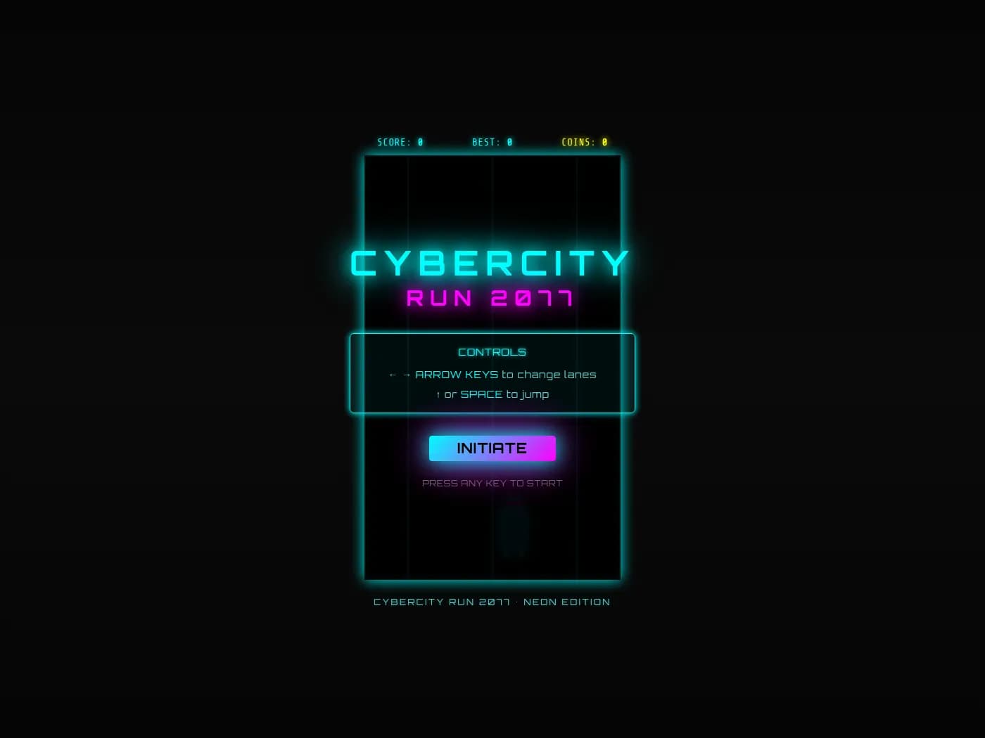 Cybercity Run 2077