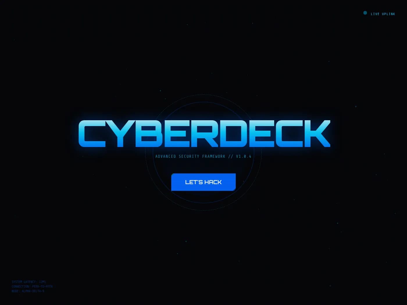 CYBERDECK Security Dashboard