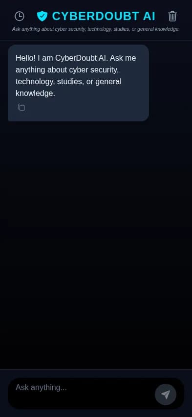 CyberDoubt AI Chat