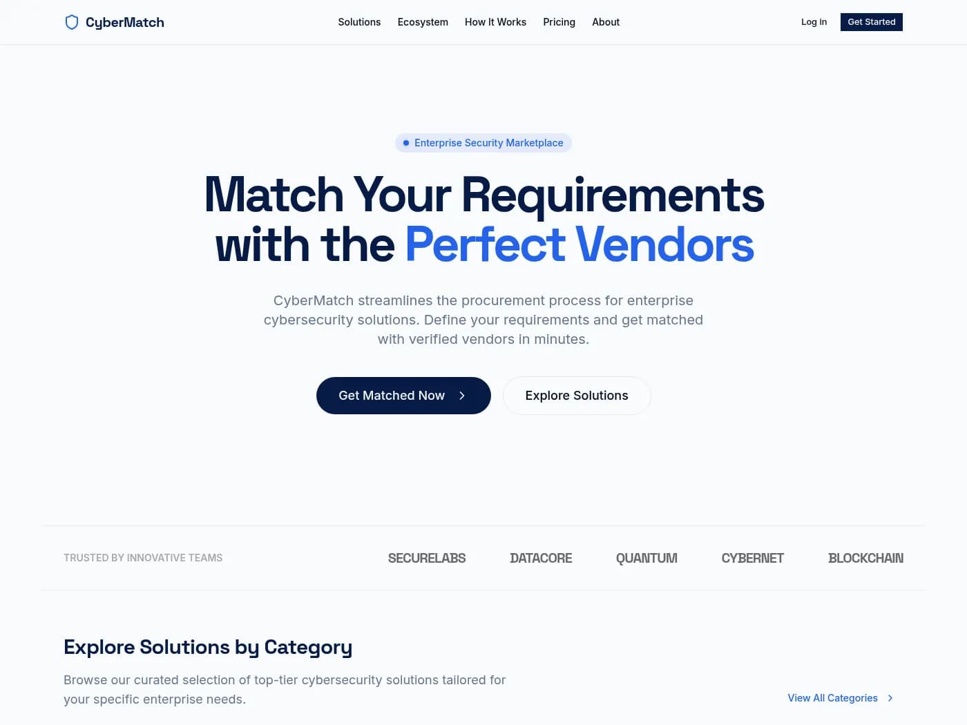 CyberMatch Enterprise Platform