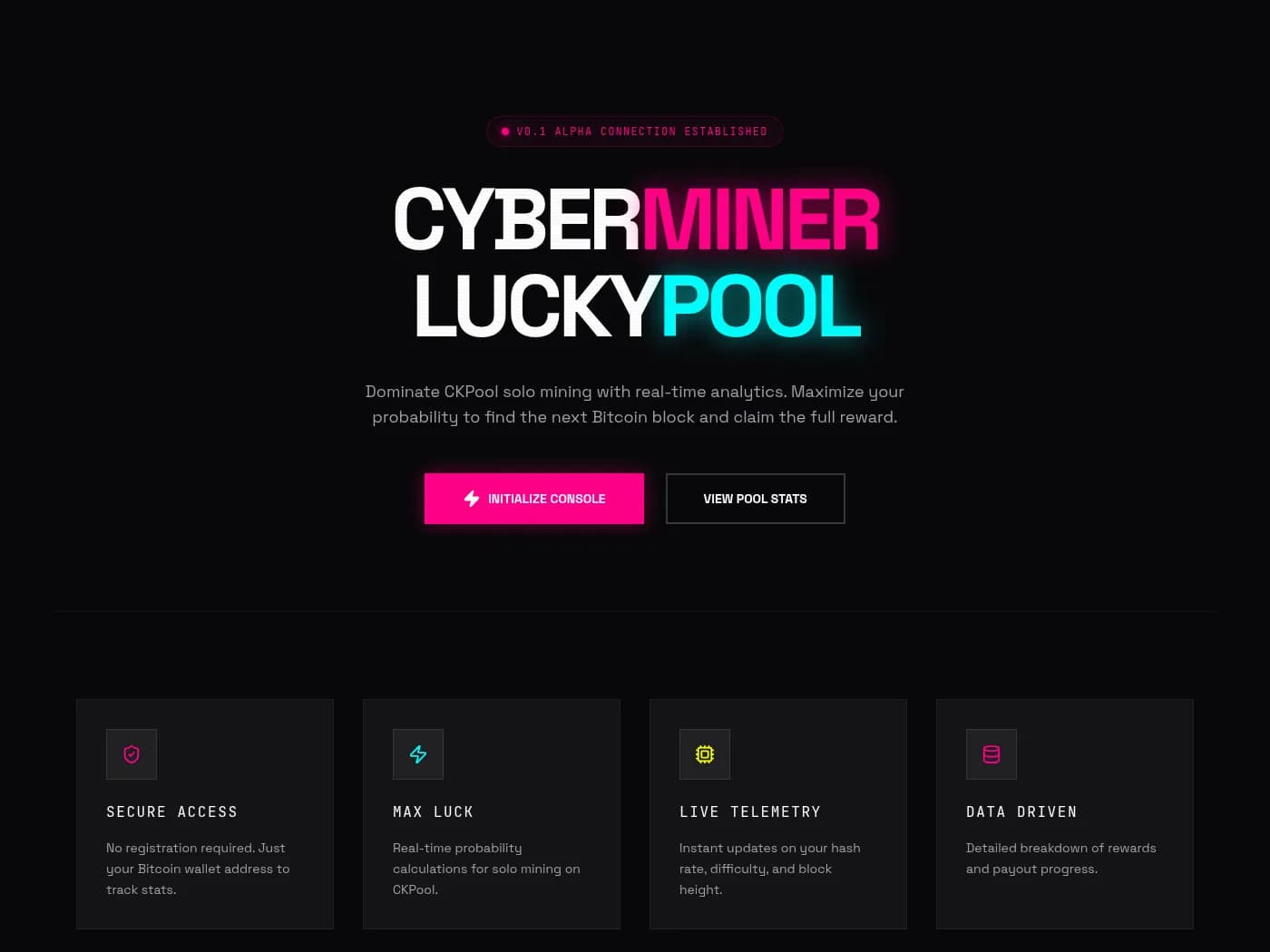 CyberMiner Lucky Pool