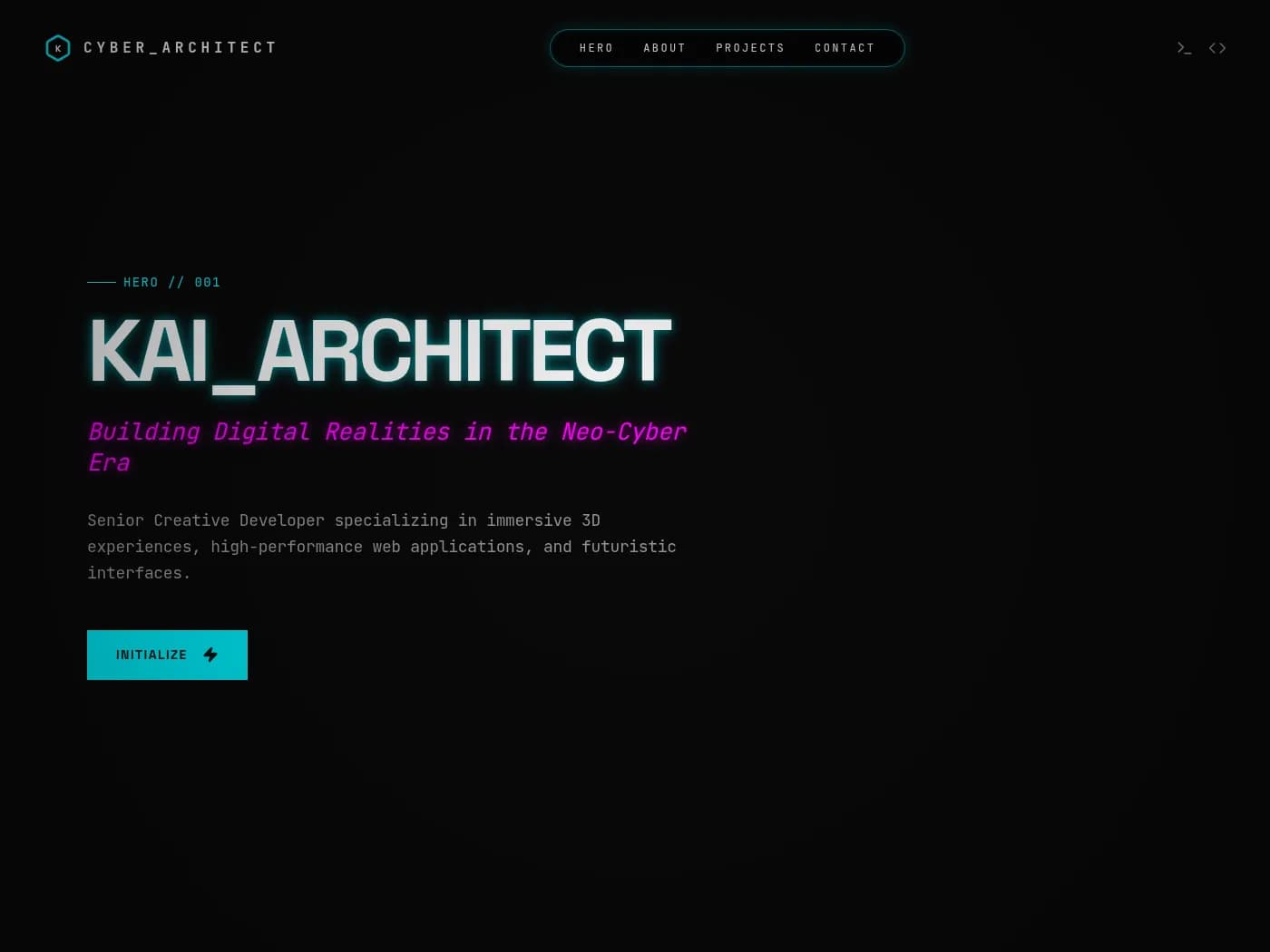 CyberNeon Portfolio
