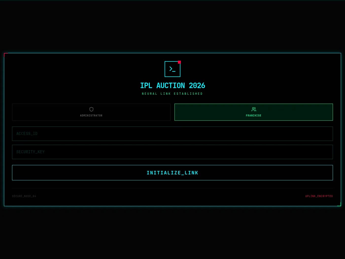 Cyberpunk IPL Auction