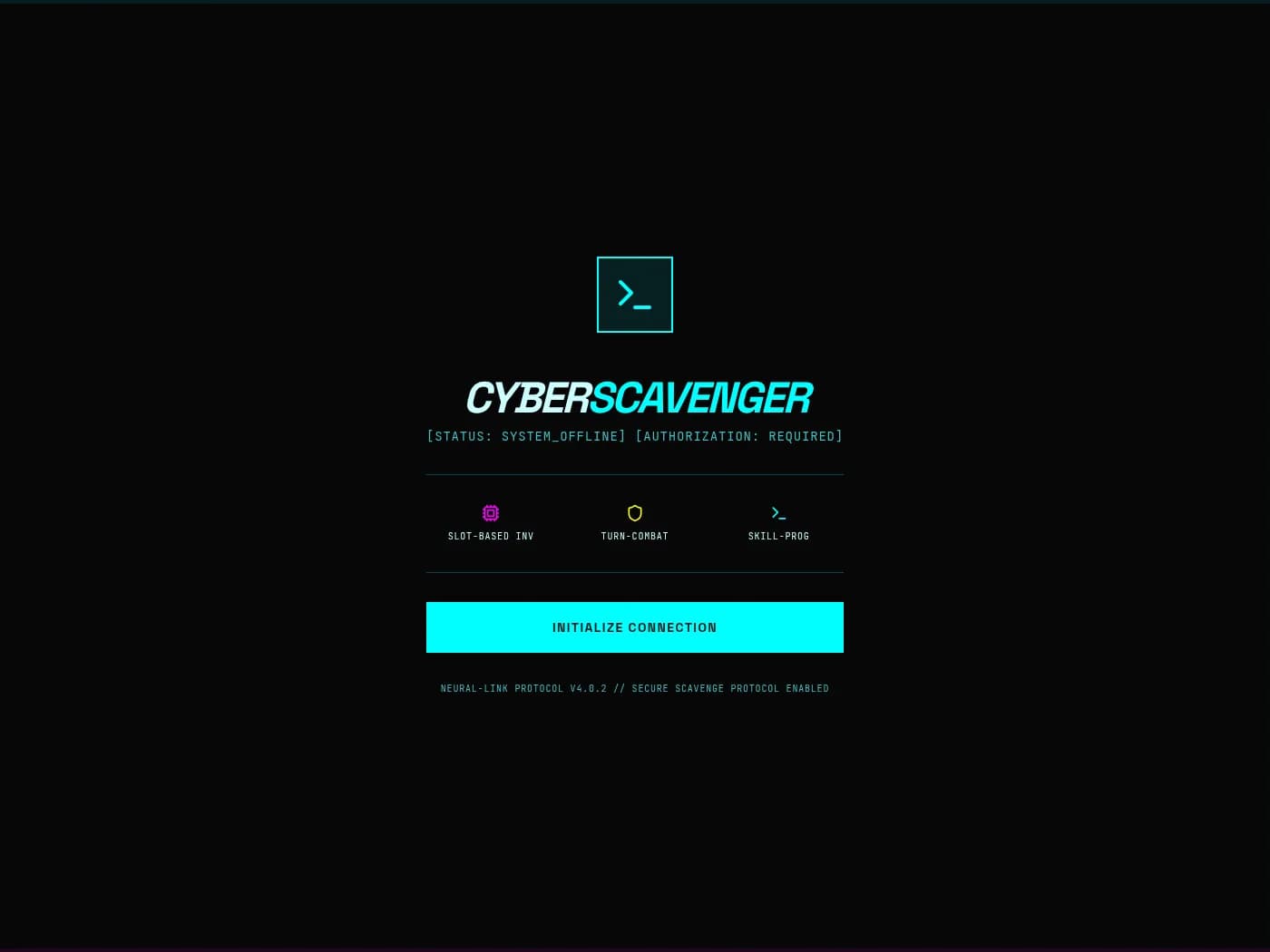 Cyberpunk Scavenger RPG