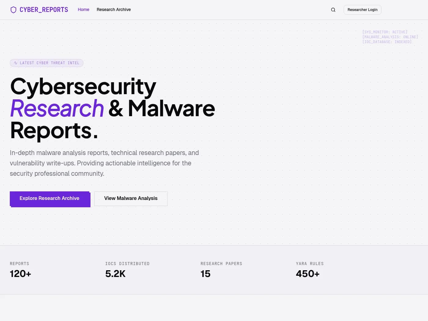CyberSec Research Blog
