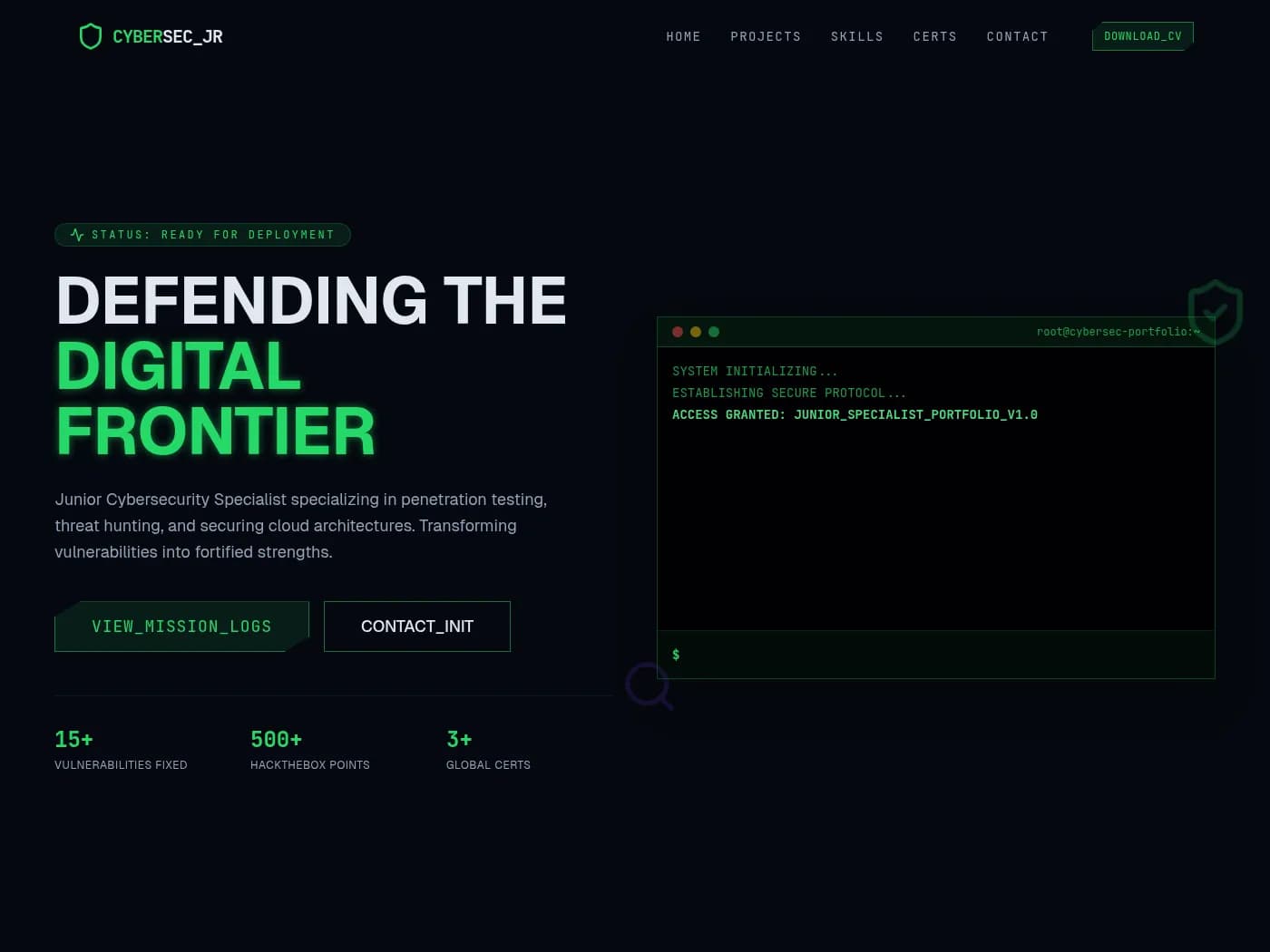 CyberSec Junior Portfolio