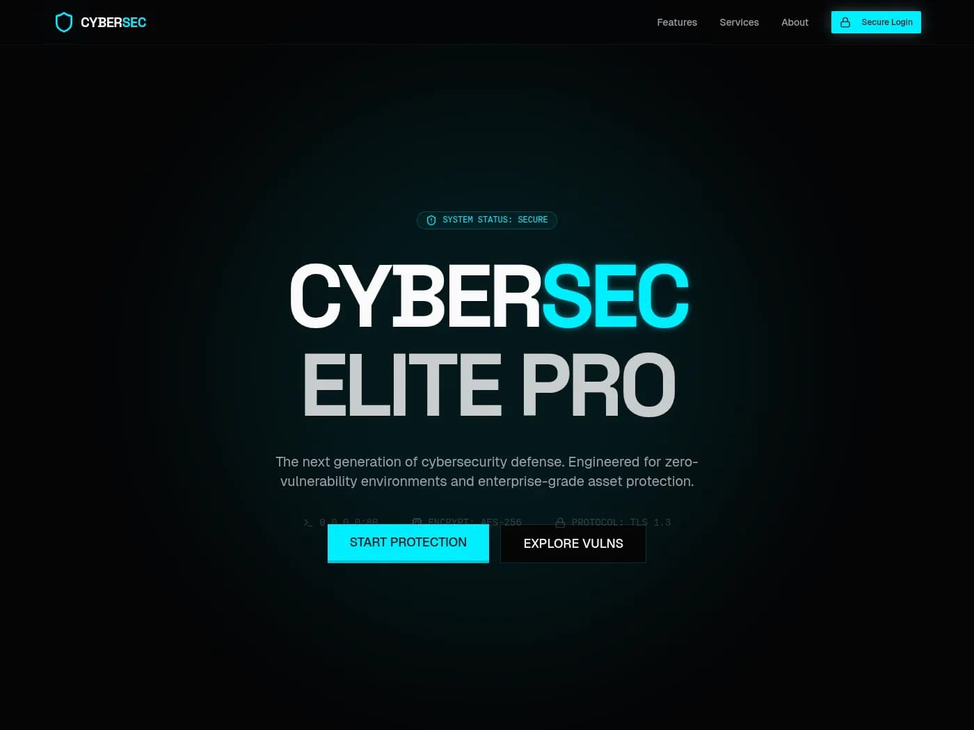 CyberSec Pro Web Revamp