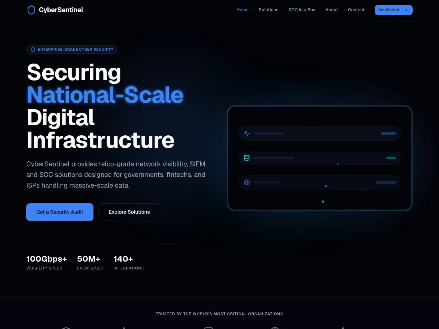 CyberSentinel Web Presence
