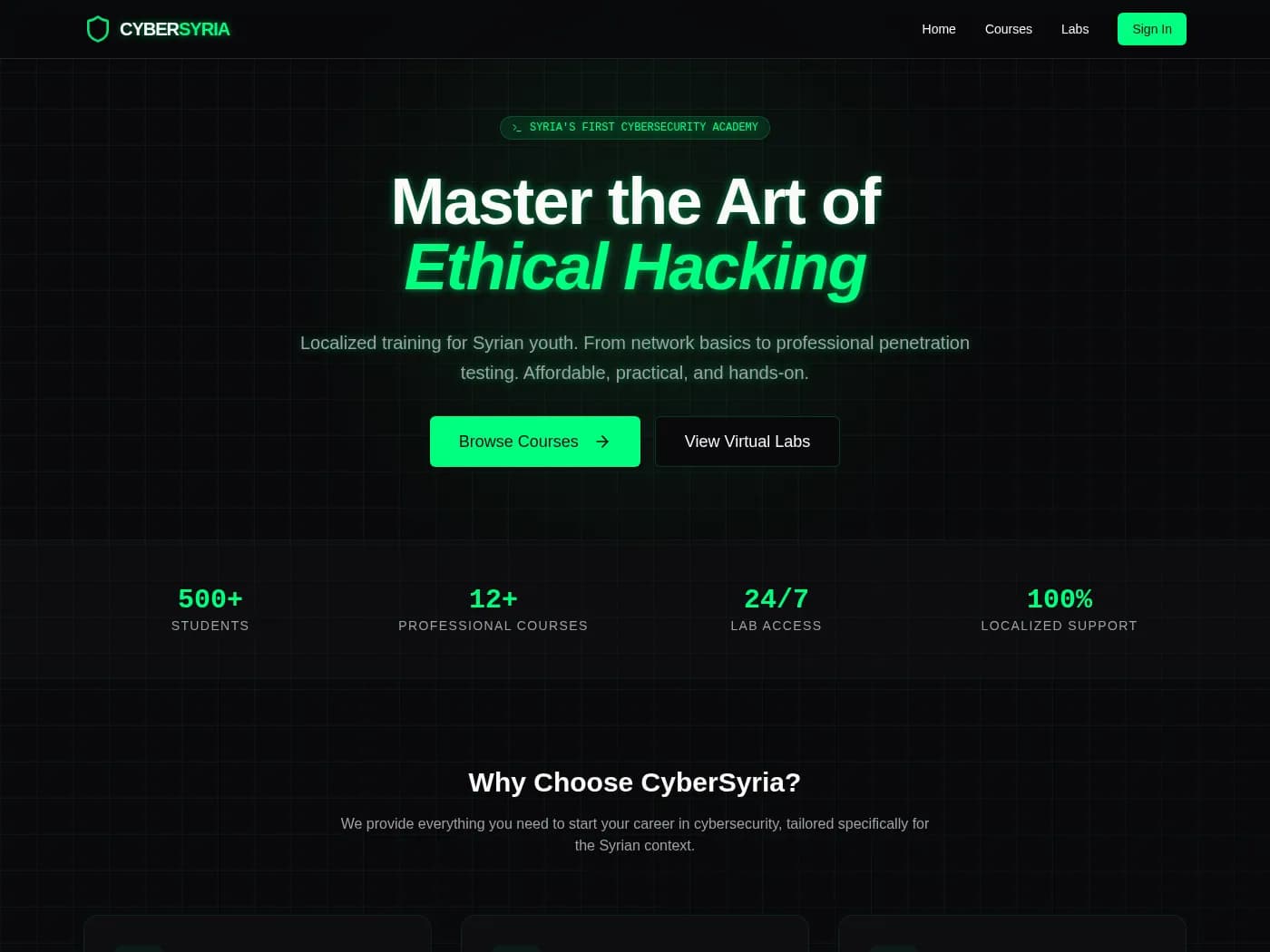 CyberSyria Academy