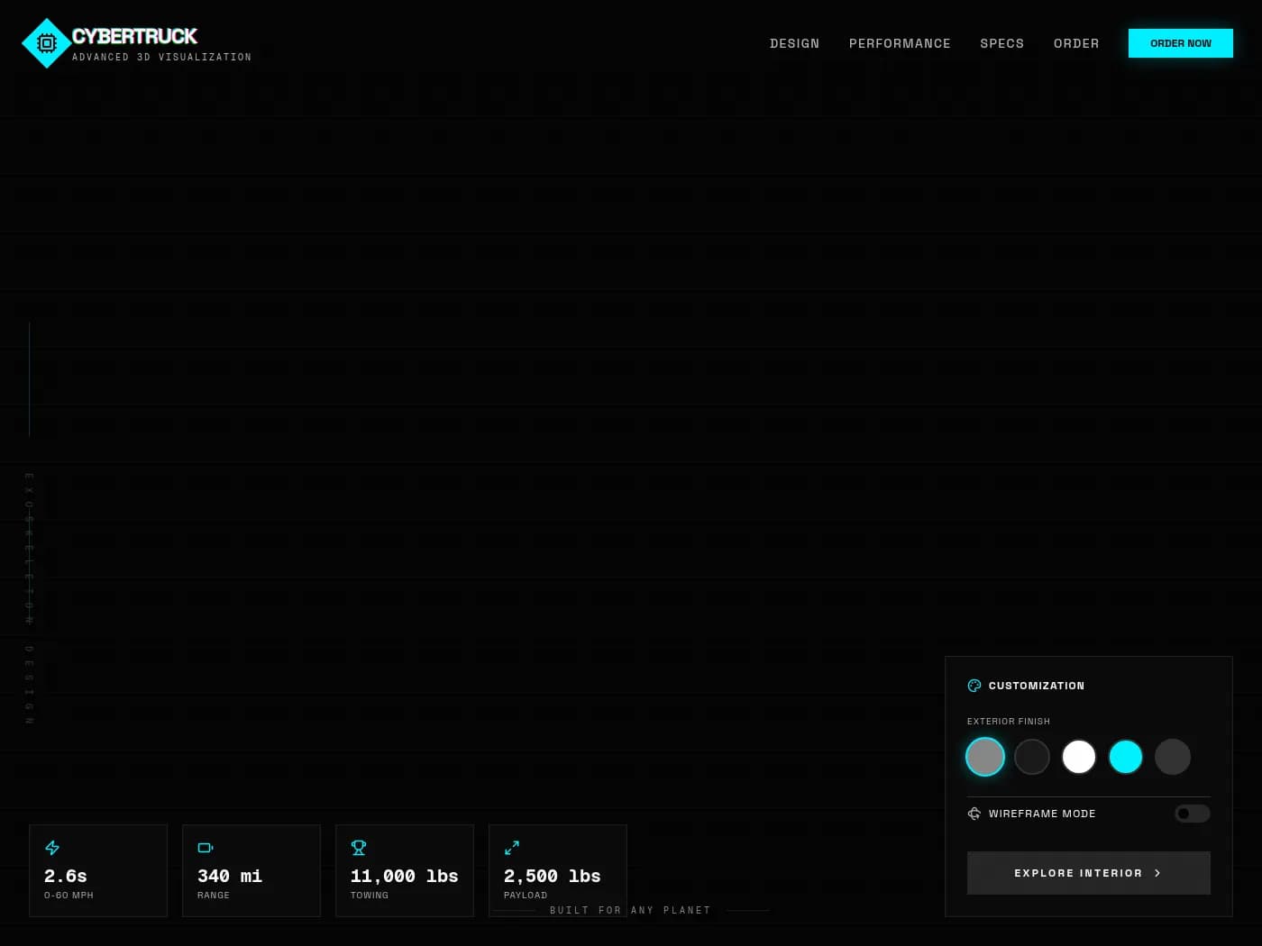 CyberTruck 3D Viewer