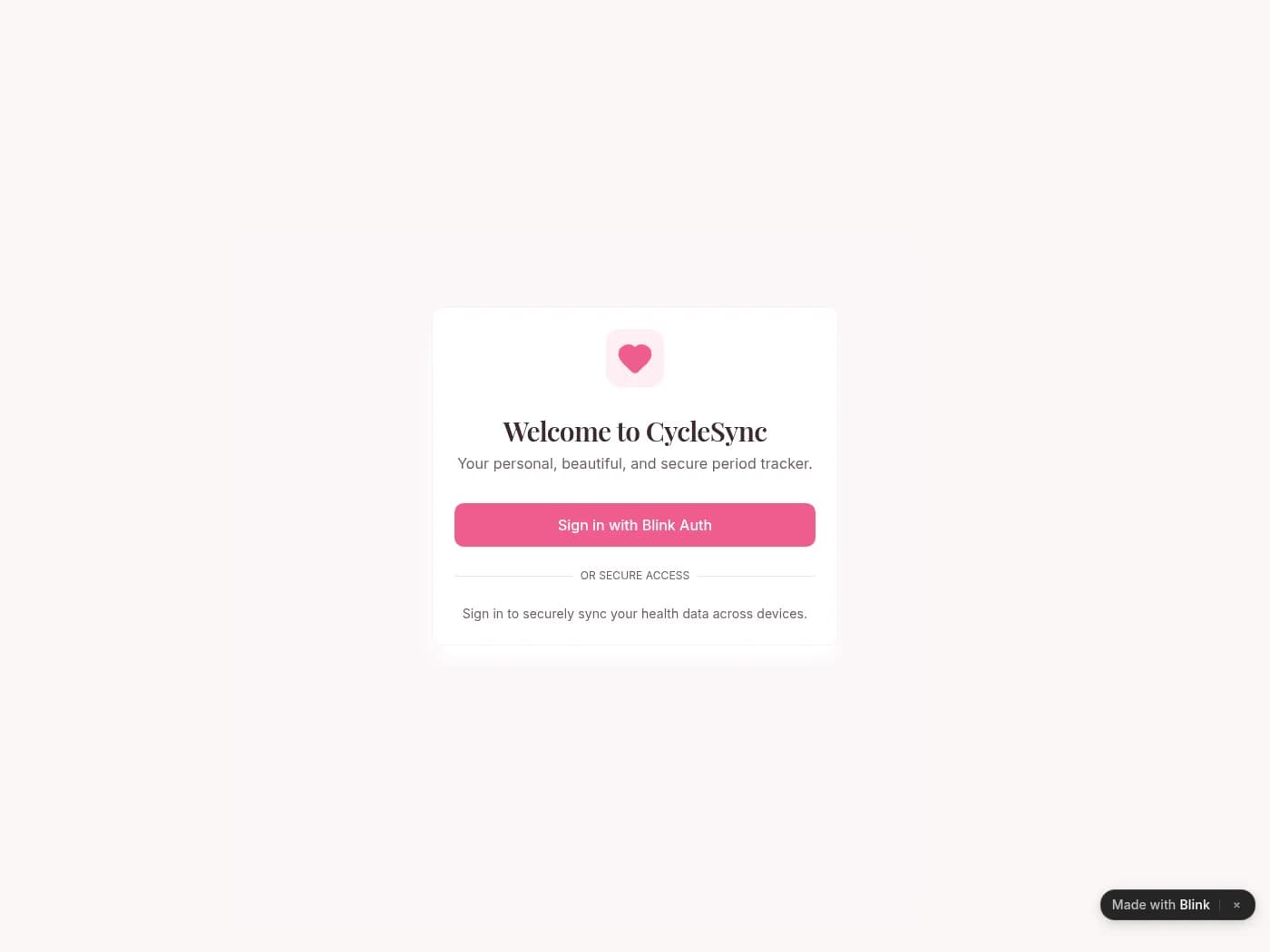 CycleSync Tracker