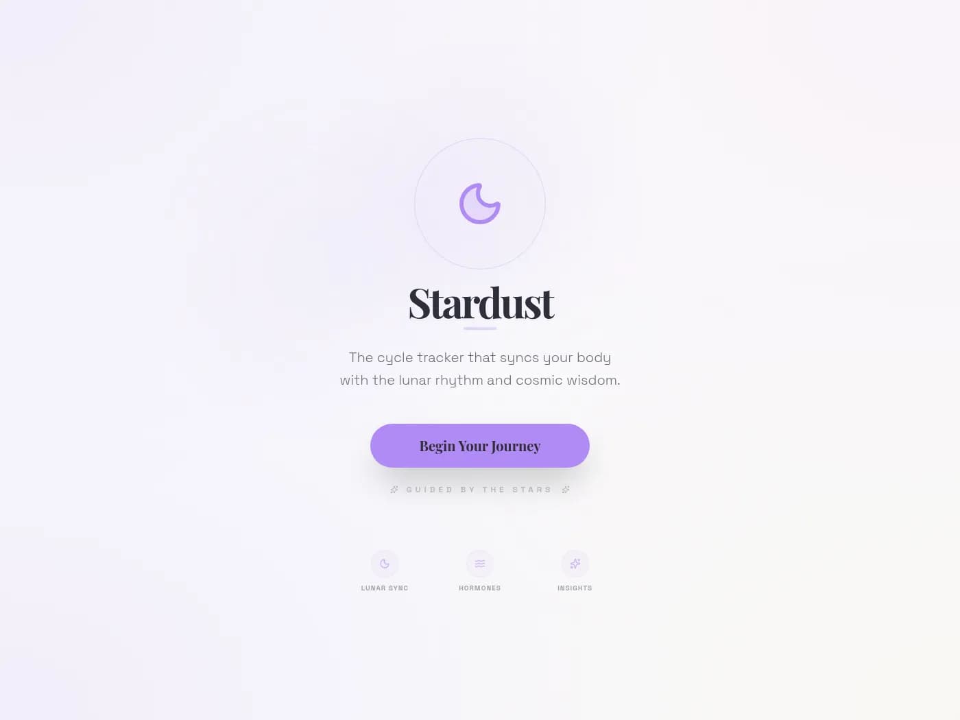 Stardust Cycle Tracker