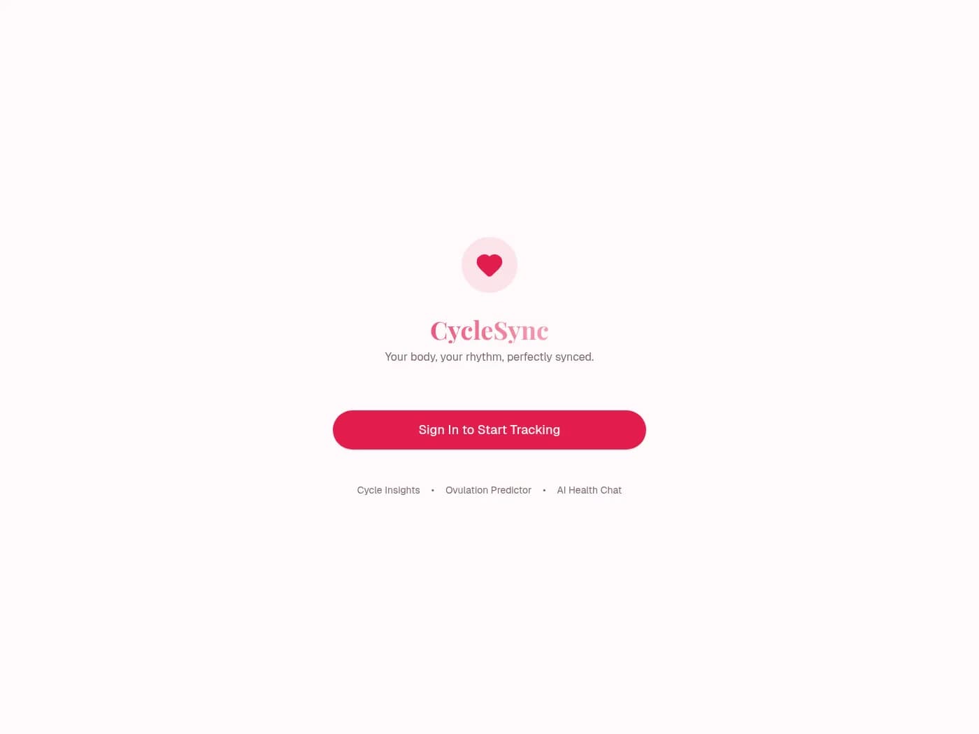 CycleSync Tracker