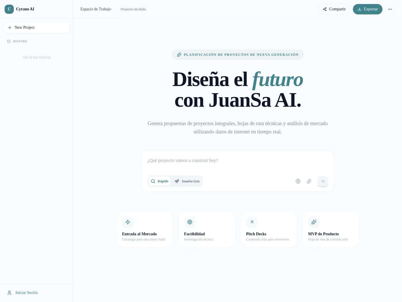 Cyrano Project Generator