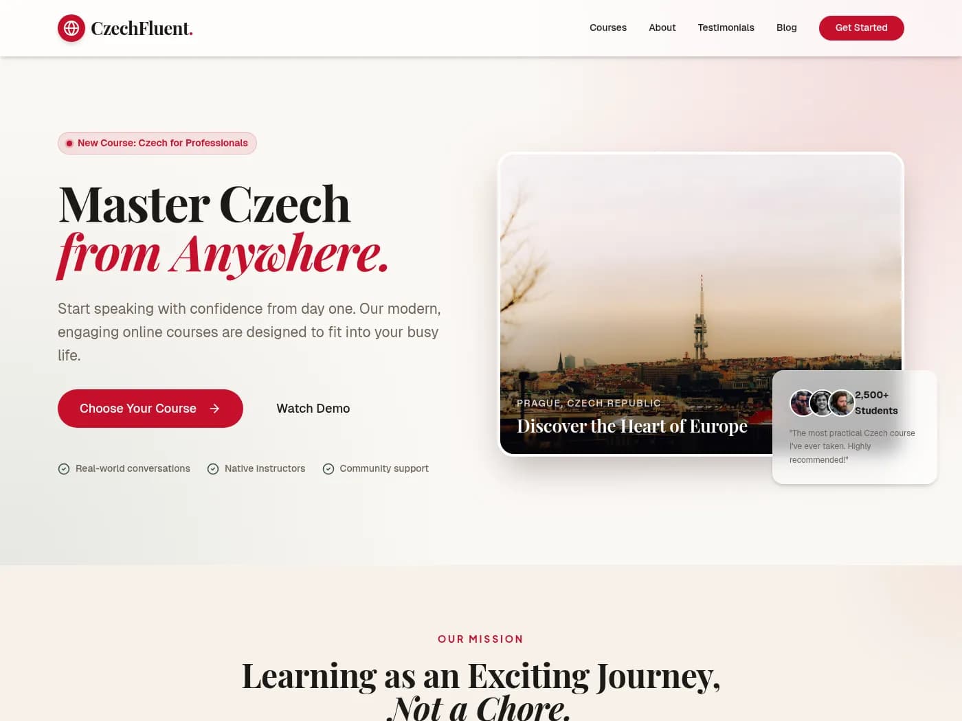 CzechFluent Academy