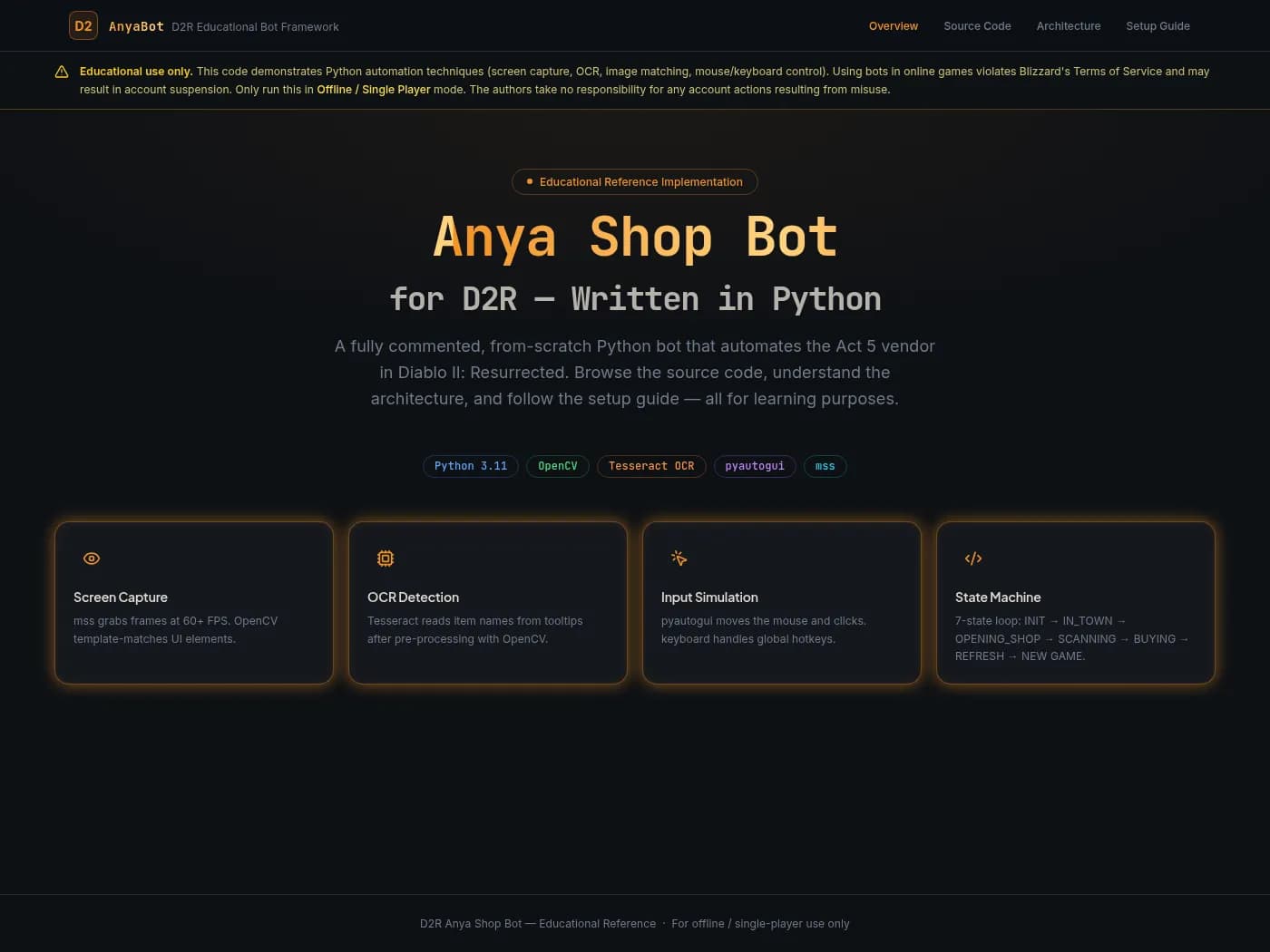 Anya Shop Bot D2R
