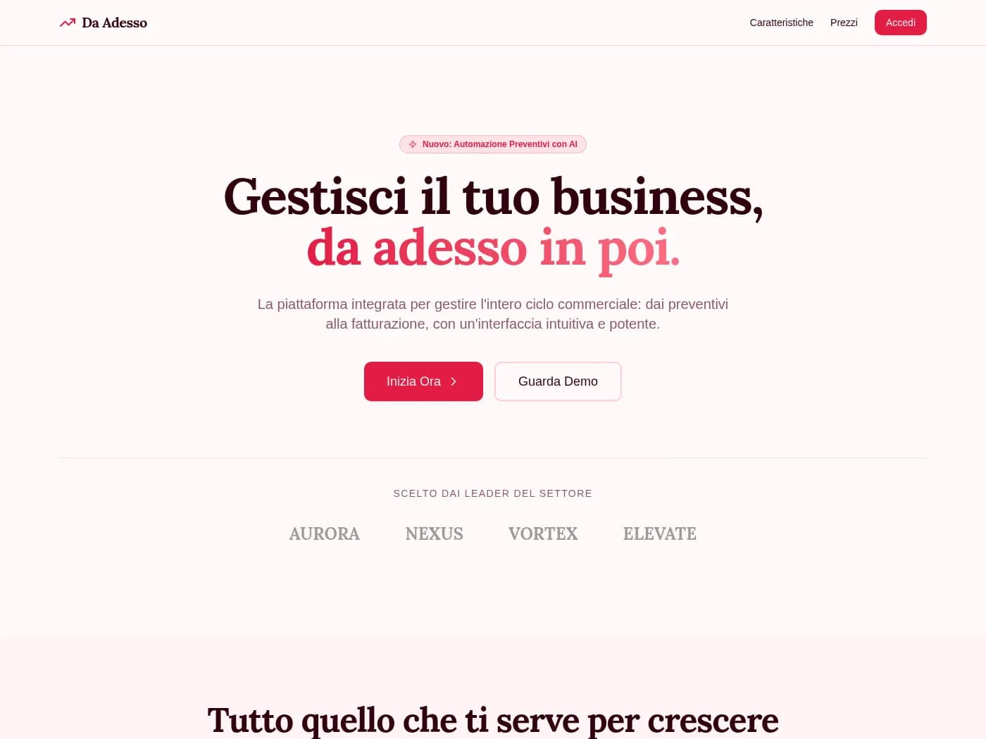 Da Adesso In Poi