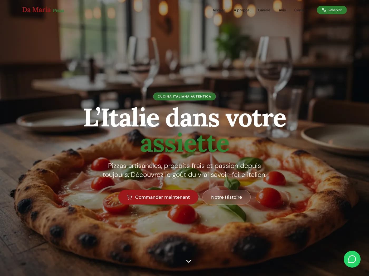 Da Maria Pizza Site