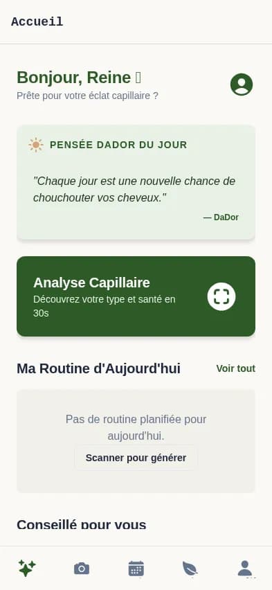 DaDor Hair Scanner App