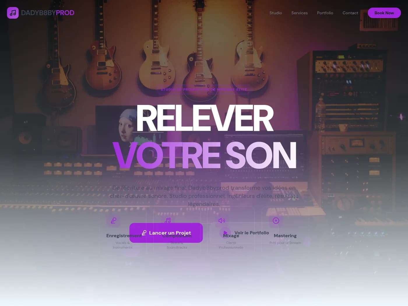 Dadyb8byprod Studio Site