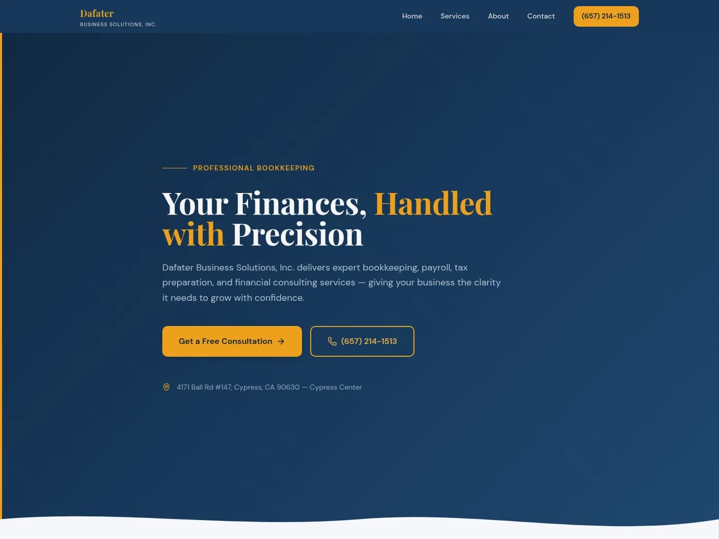 Dafater Business Solutions Site