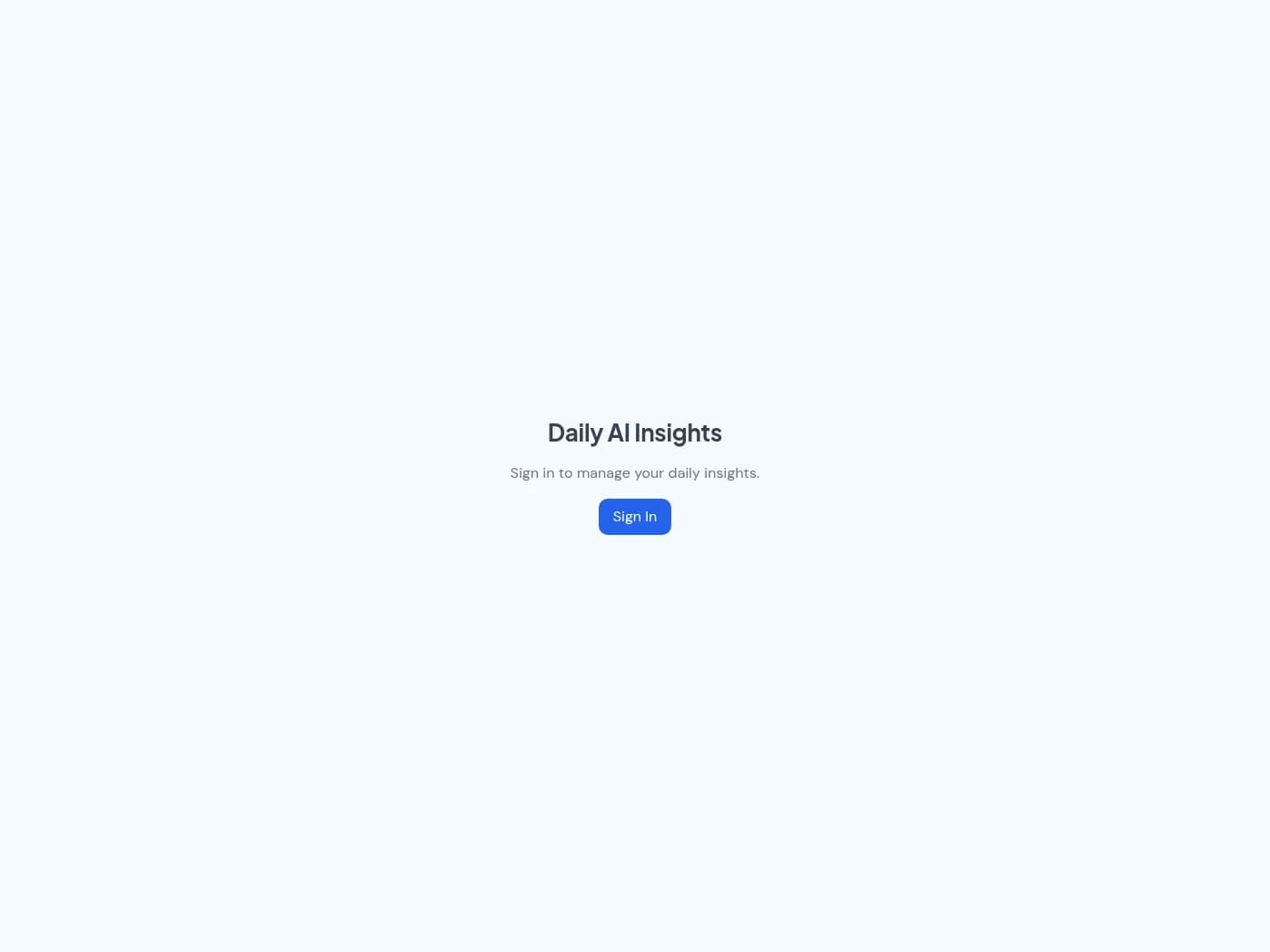 Daily AI Insights