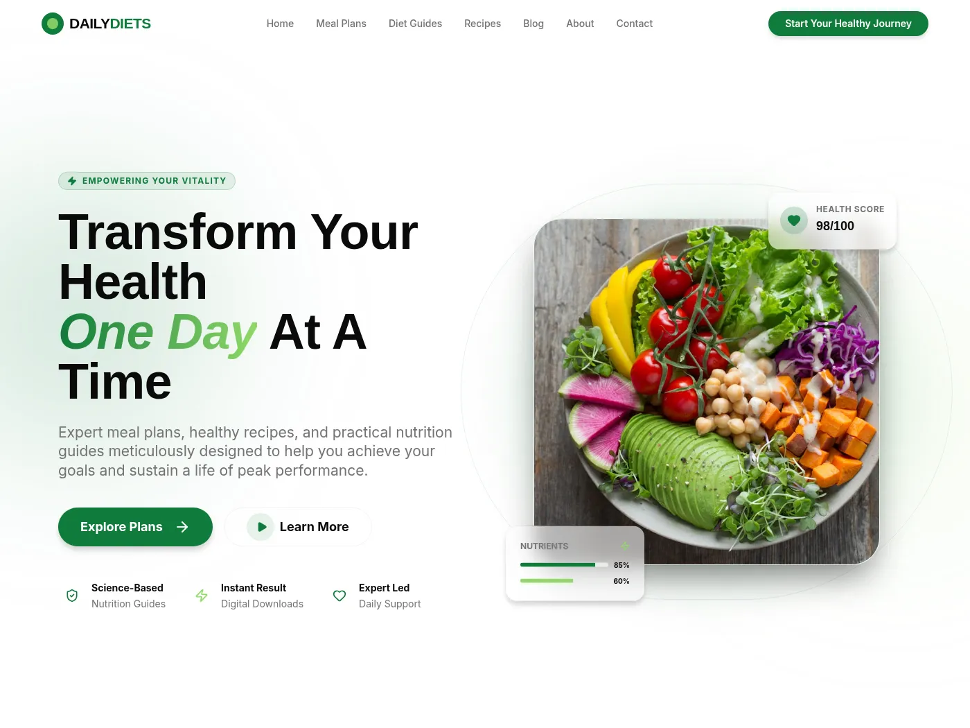 DAILY DIETS Premium Site