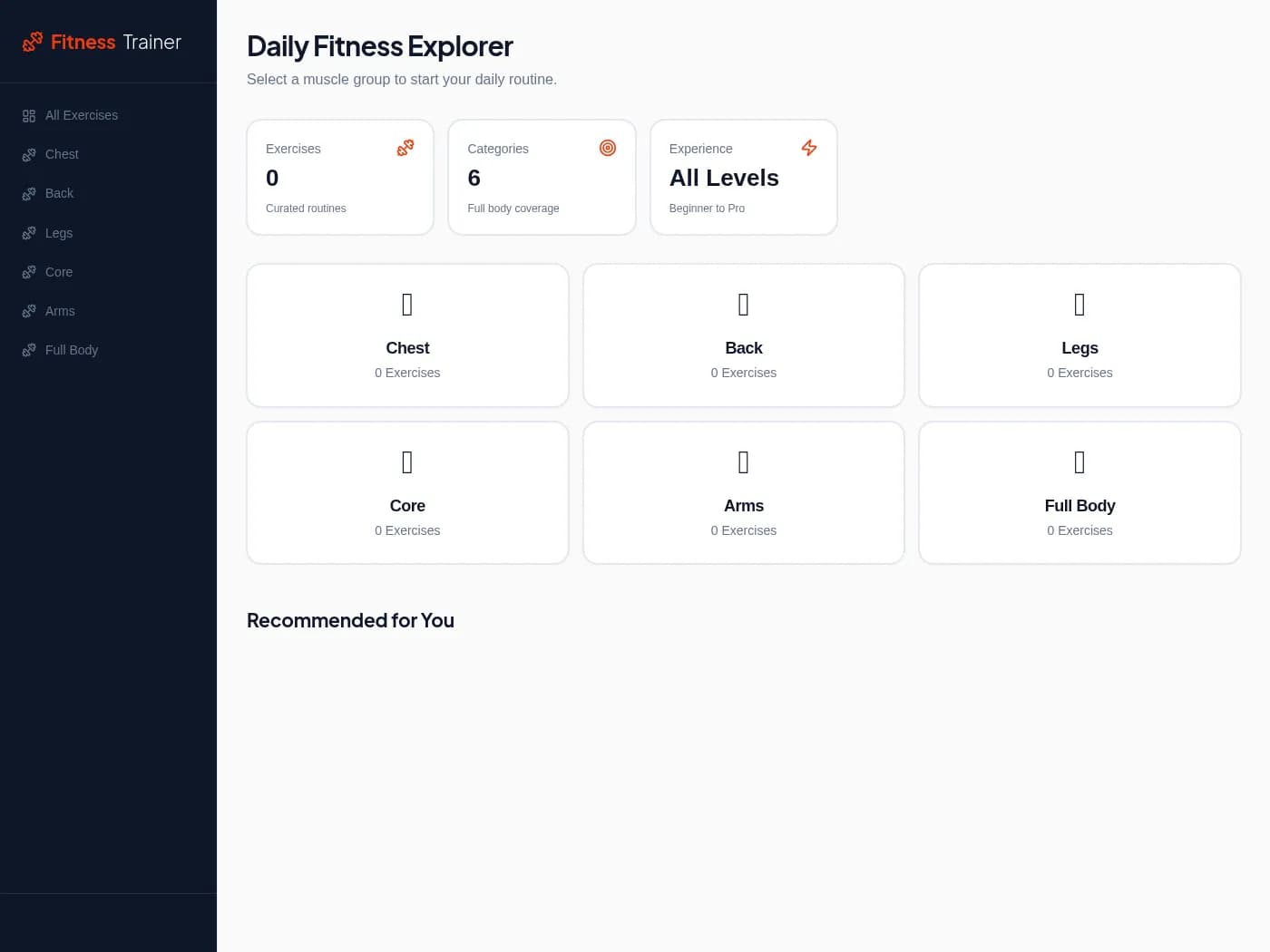 Daily Fitness Trainer