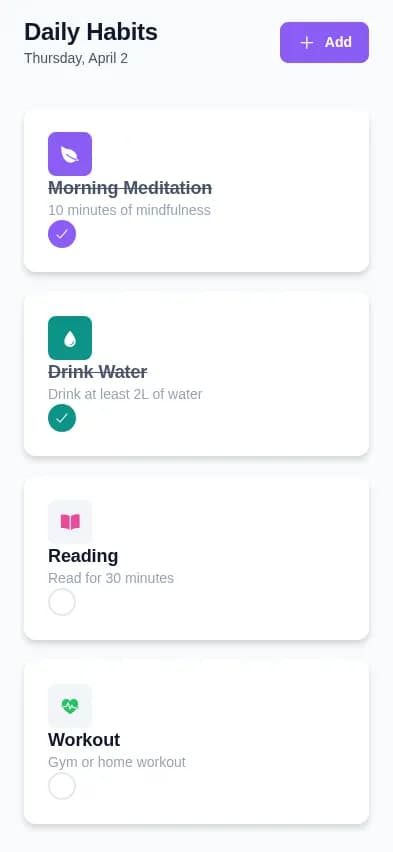 Daily Habit Tracker