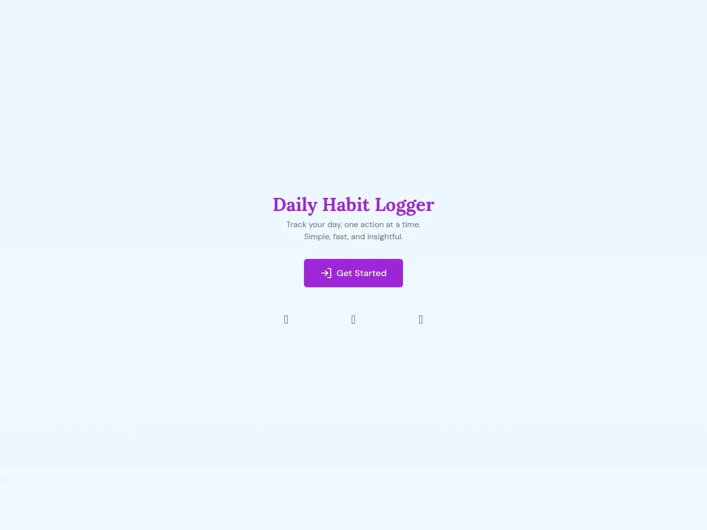 Daily Habit Logger