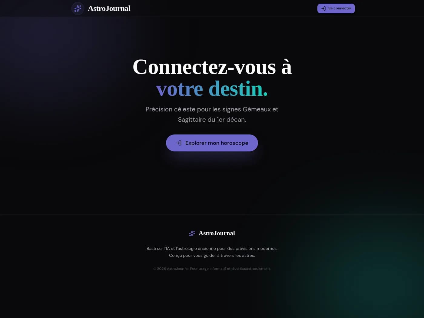 AstroJournal Gémeaux & Sagittaire