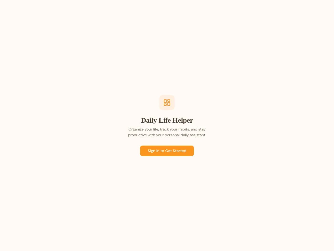 Daily Life Helper