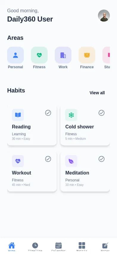 Daily360 Manager