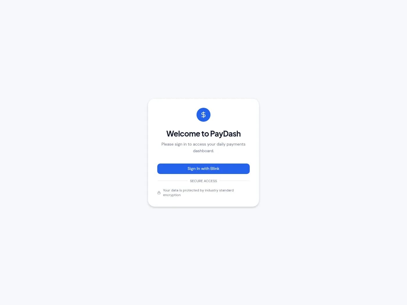 Daily Payments Dashboard